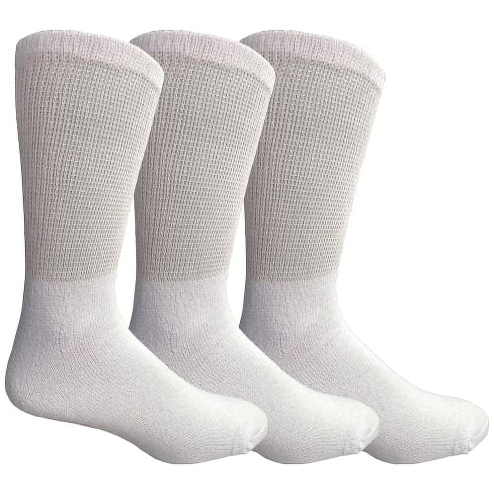 Yacht & Smith King Size Cotton Diabetic Crew & Ankle Socks, Big & Tall ...