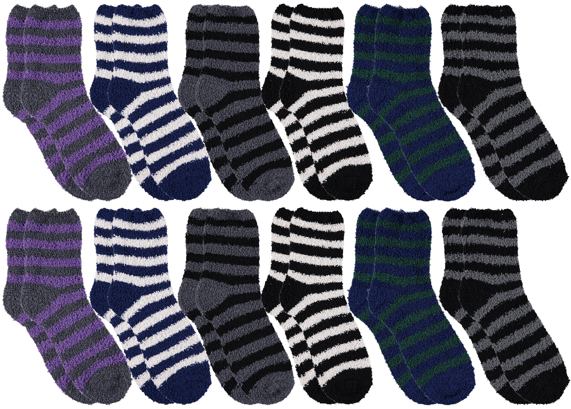 Yacht & Smith Mens and Womens Wholesale Bulk Warm And Cozy Fuzzy Socks ...