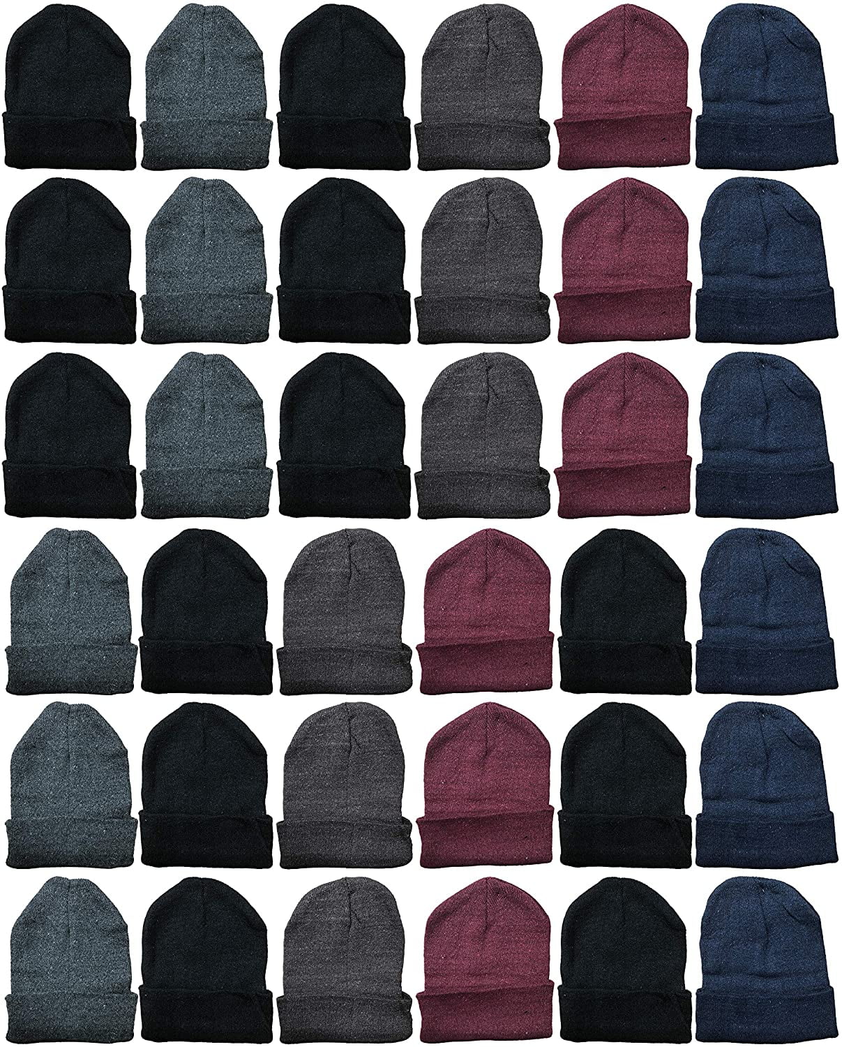 Yacht & Smith Mens Womens Warm Winter Hats in Assorted Colors, Mens ...