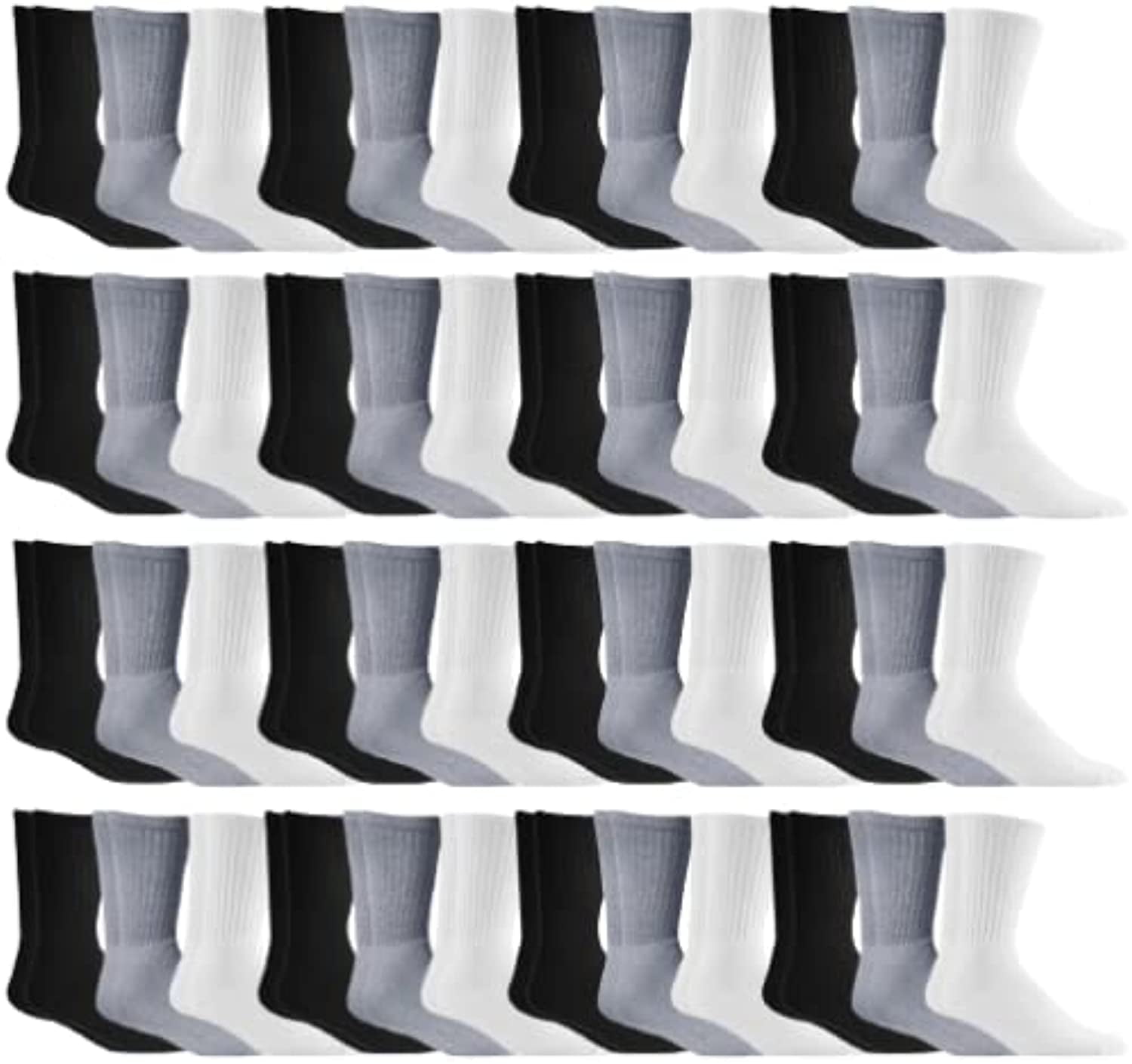 Yacht & Smith Mens & Womens Wholesale Bulk Sports Crew, Athletic Case ...
