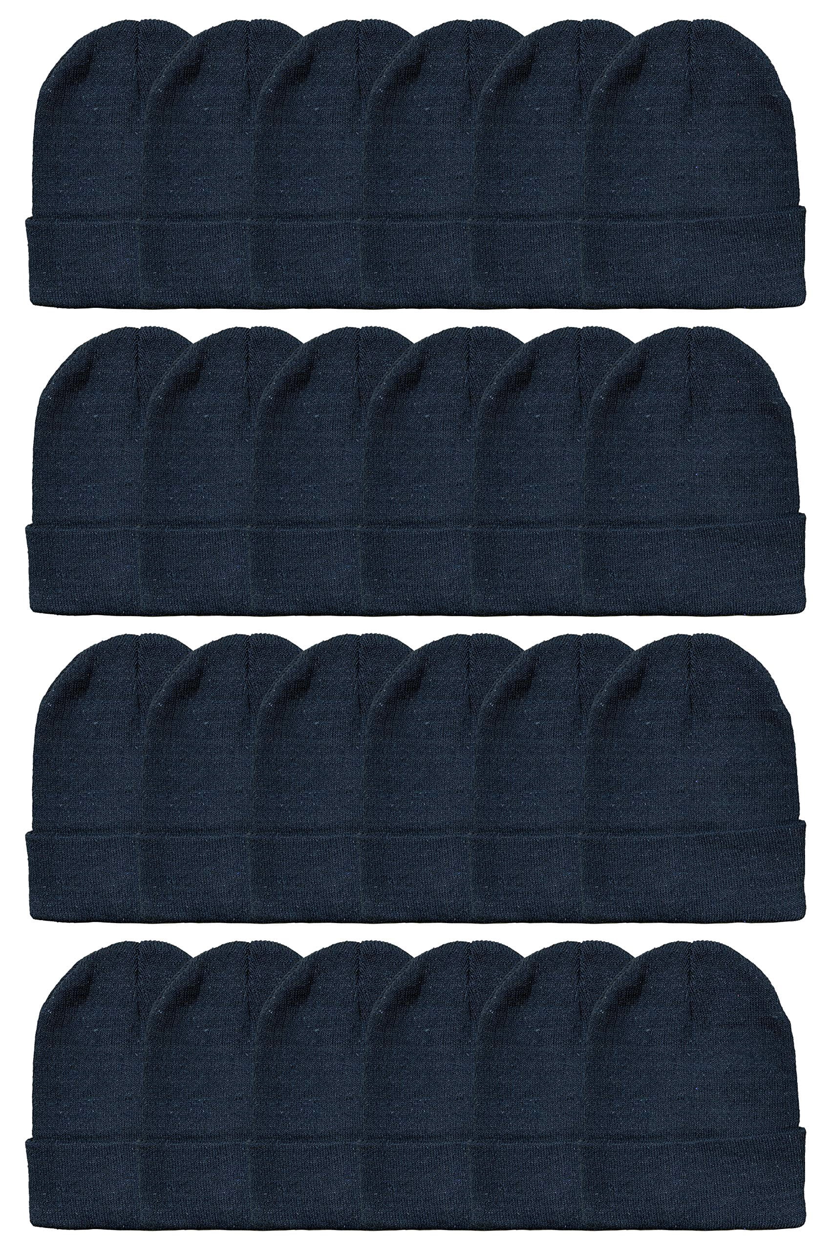 Yacht & Smith Unisex Black Beanie Winter Hats, Bulk Pack for Adults ...