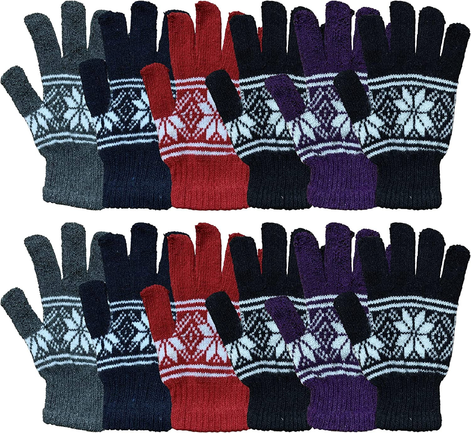 Yacht & Smith Wholesale Bulk Winter Gloves For Men Woman, Bulk Pack ...