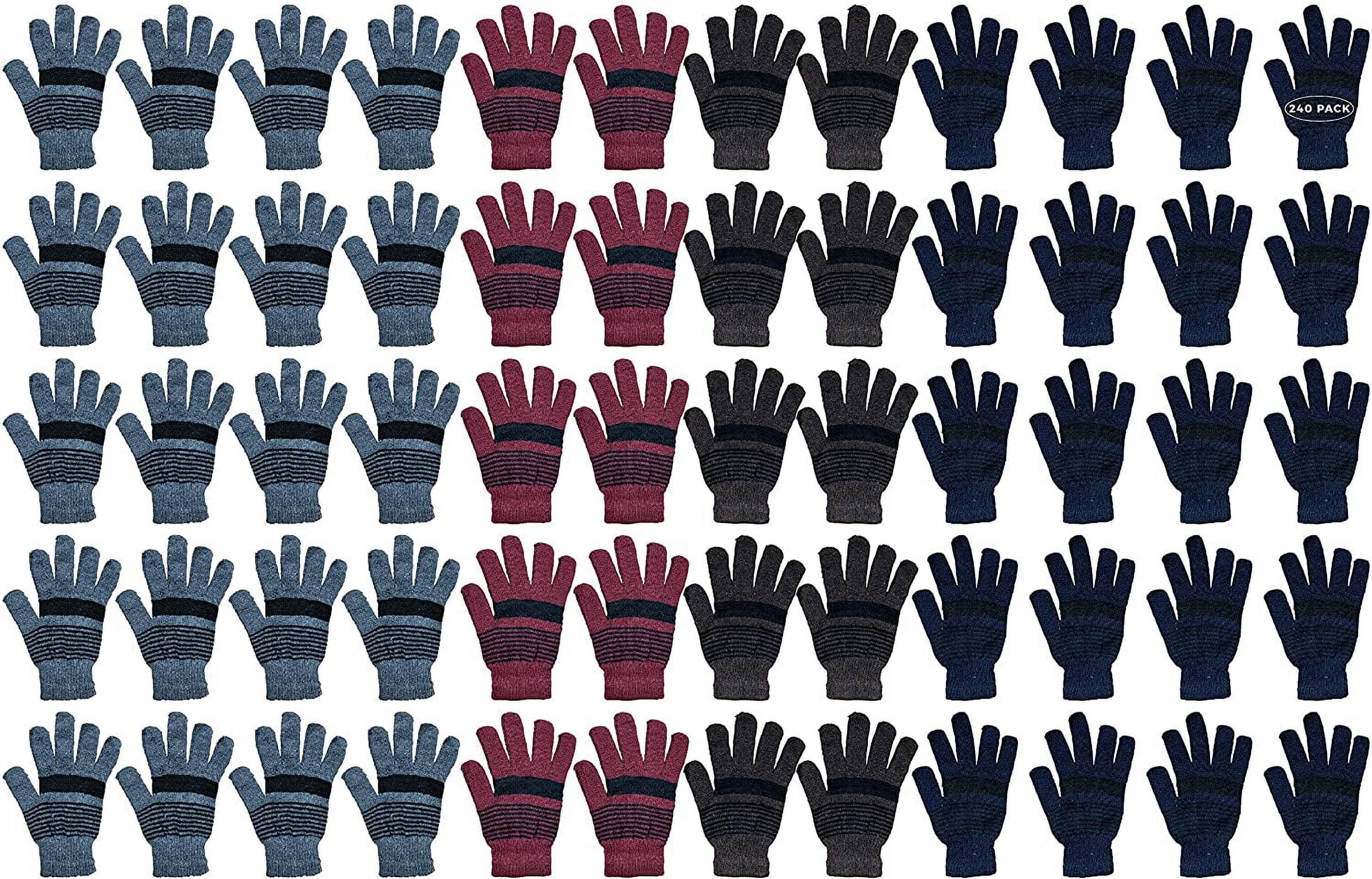 Yacht & Smith Wholesale Bulk Winter Magic Gloves Warm Brushed Interior ...