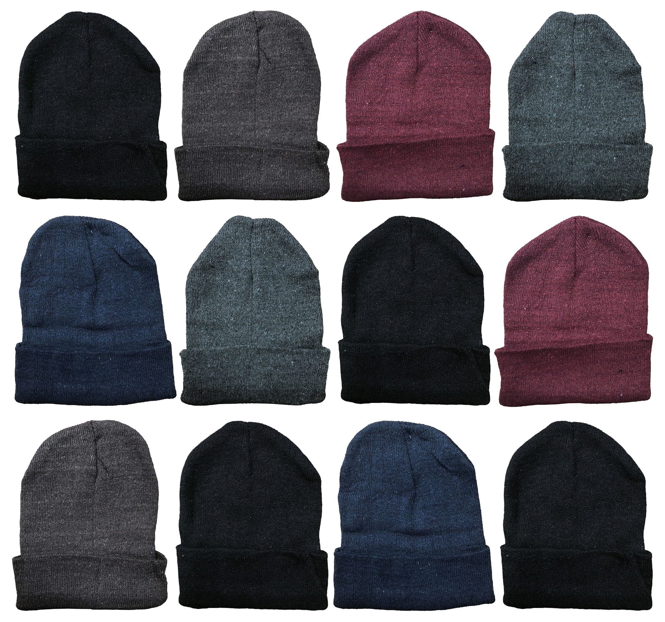 Yacht & Smith Fuzzy Knit Adults Winter Beanies & Gloves, Warm Thermal ...
