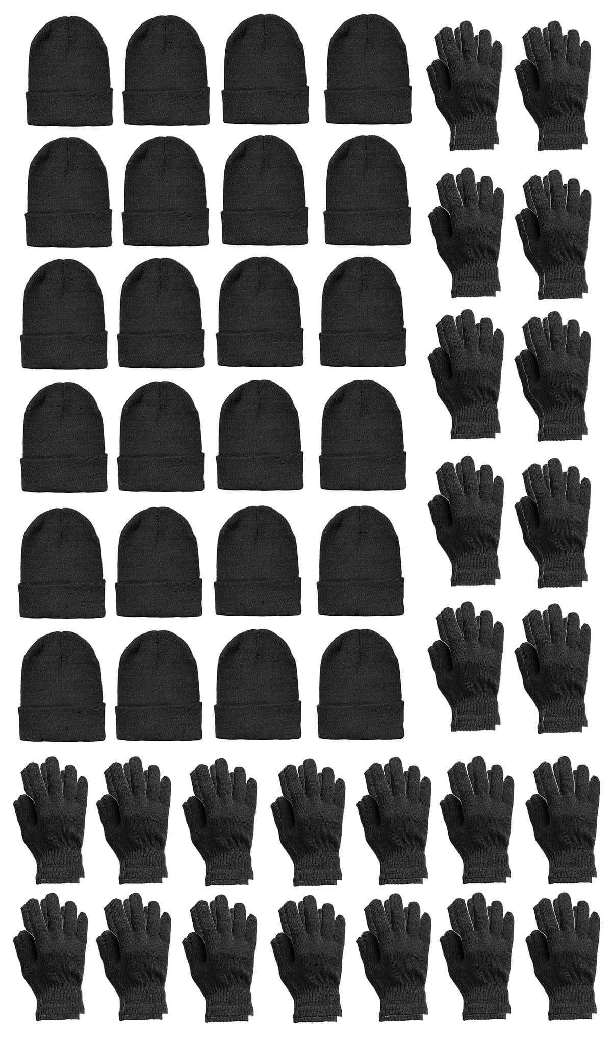 Yacht & Smith Unisex Winter Beanies, Bulk Cold Weather Hats, Comfort ...