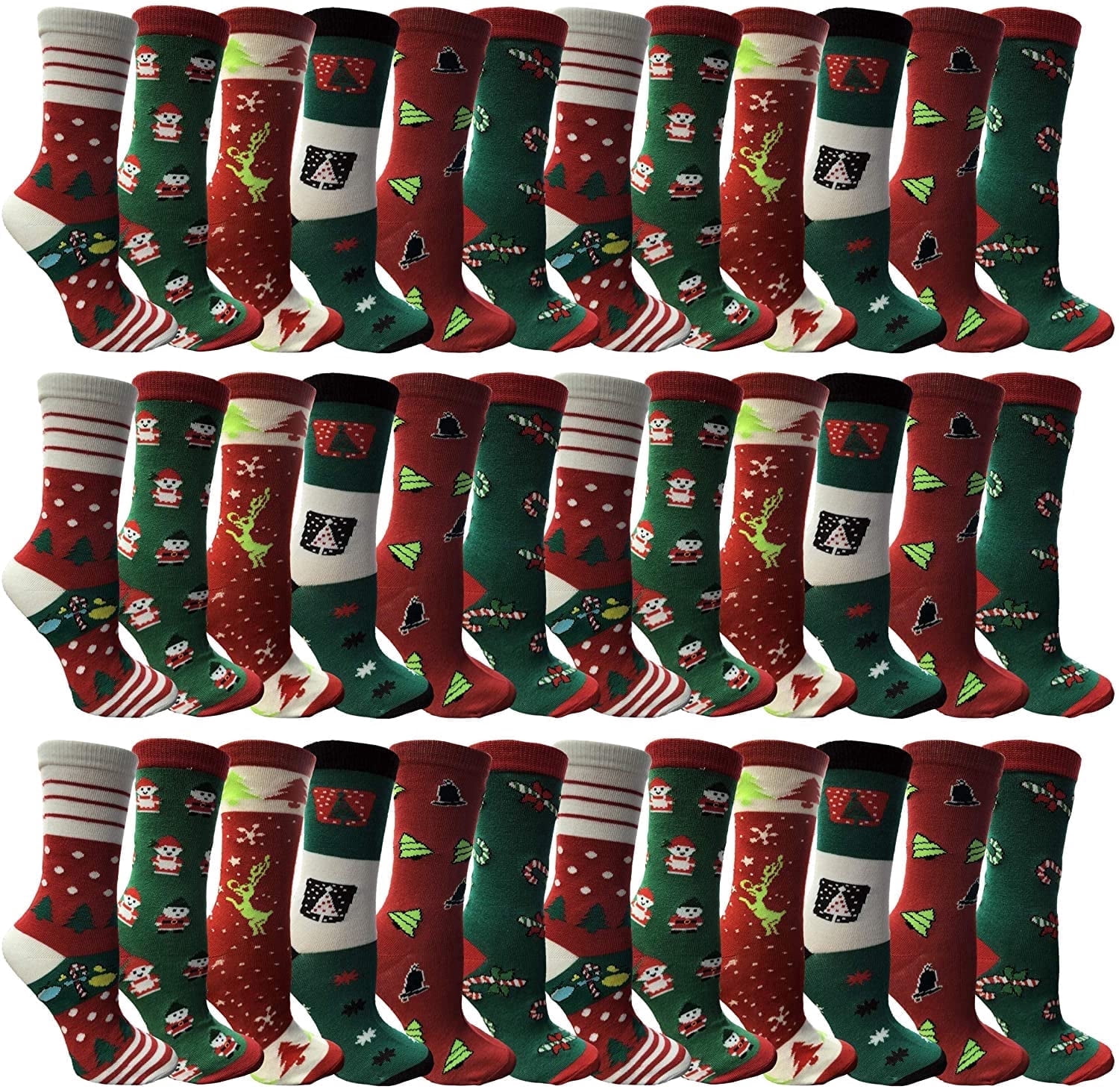 Yacht & Smith Womens Christmas Socks, Novelty Holiday Socks, Fun ...