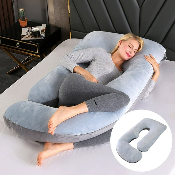 Chilling Home Pregnancy Pillow, U Shaped Pregnancy Pillows for Sleeping ...