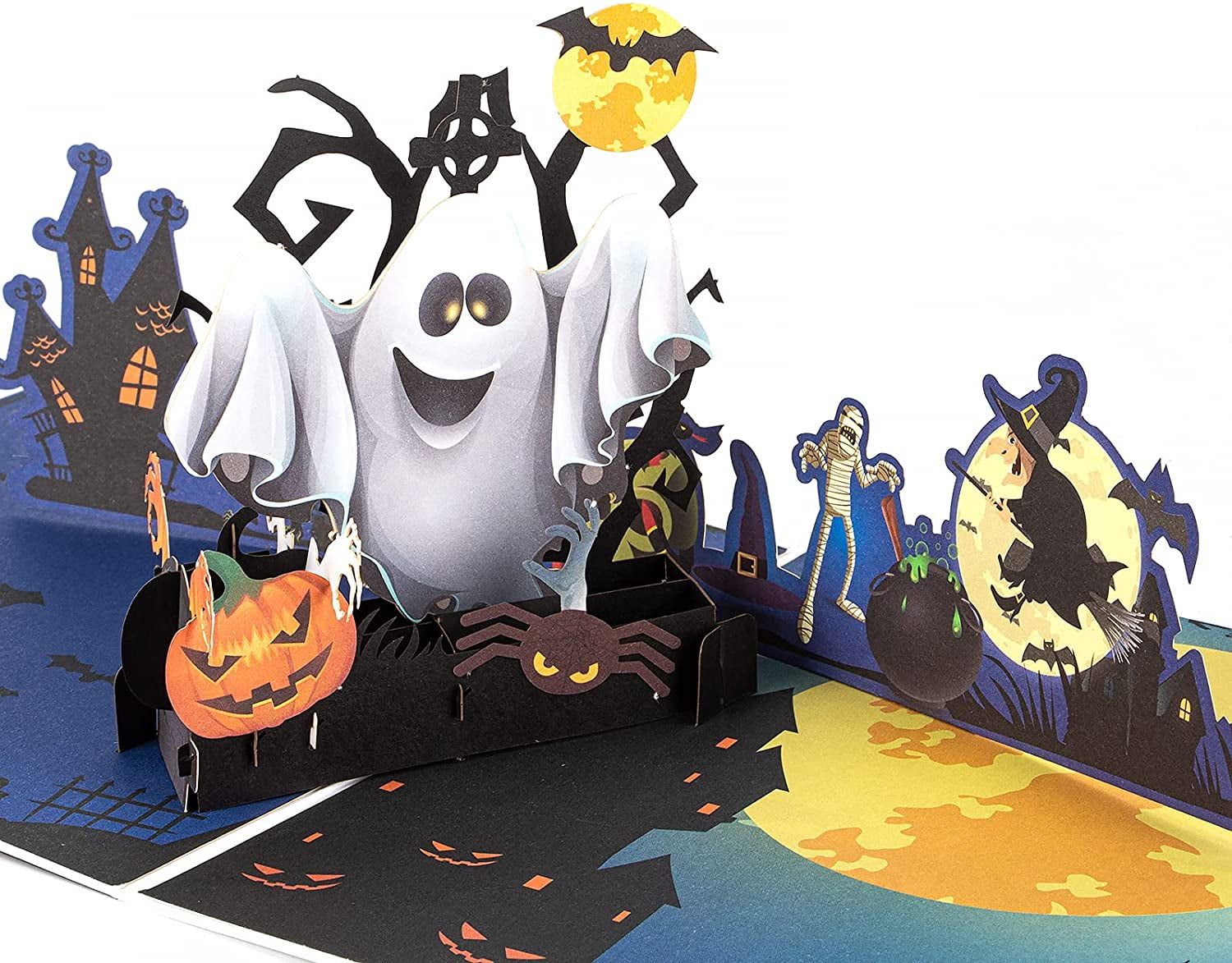 Yadiana Halloween Pop Up Cards,3D Halloween Greeting Card With Envelope ...