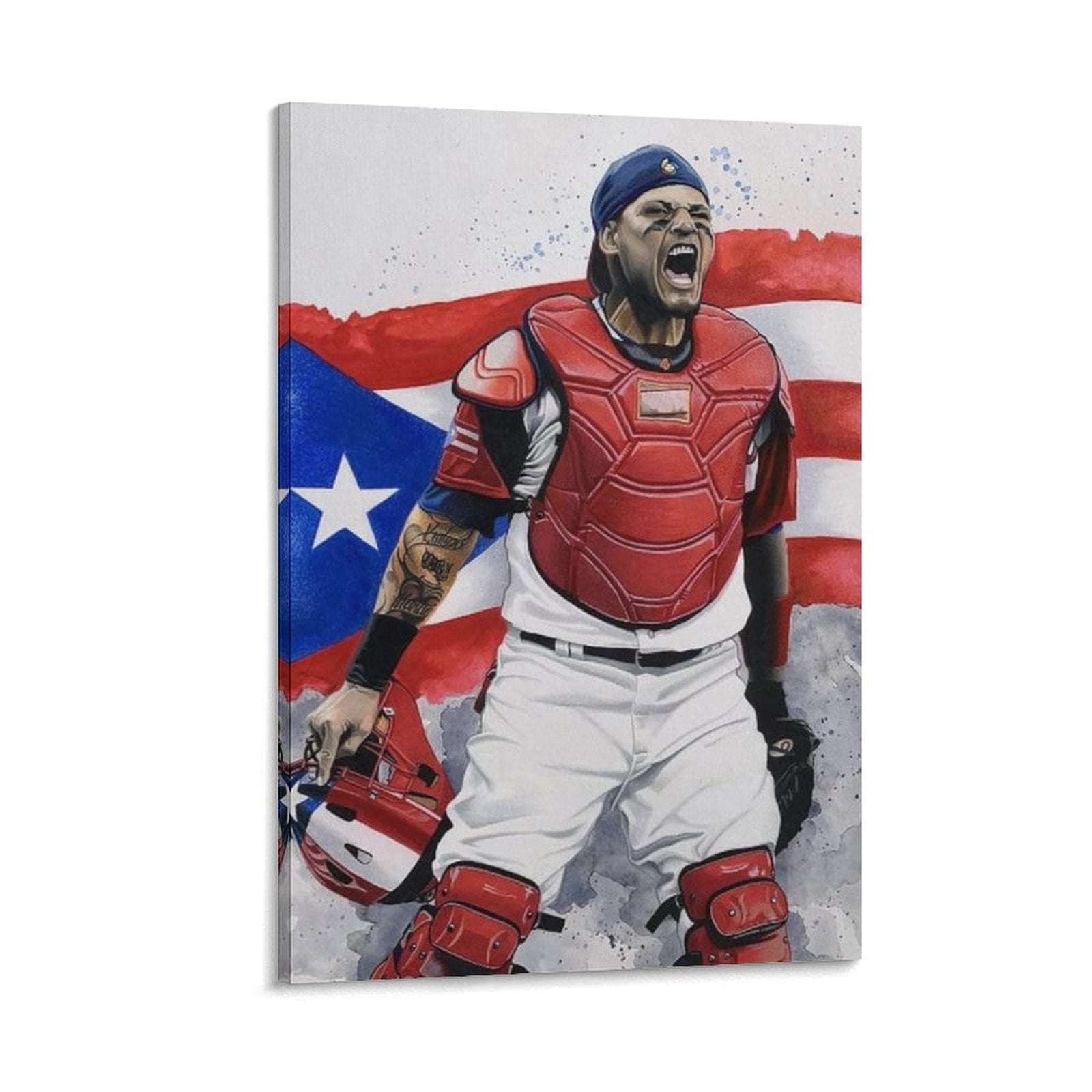 Yadier Molina Baseball Player Poster2 Canvas Boutique Poster Wall Art ...