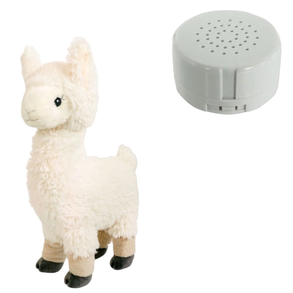Yaely the llama 16 inch Plush Toy with Recorder - Cuddly Interactive Stuffed Animal for Kids ...
