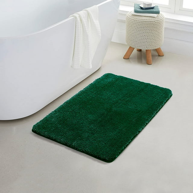 Yafa Home Fashion 1 Piece Solid Microfiber Soft Bathroom Rug , Non-Slip ...