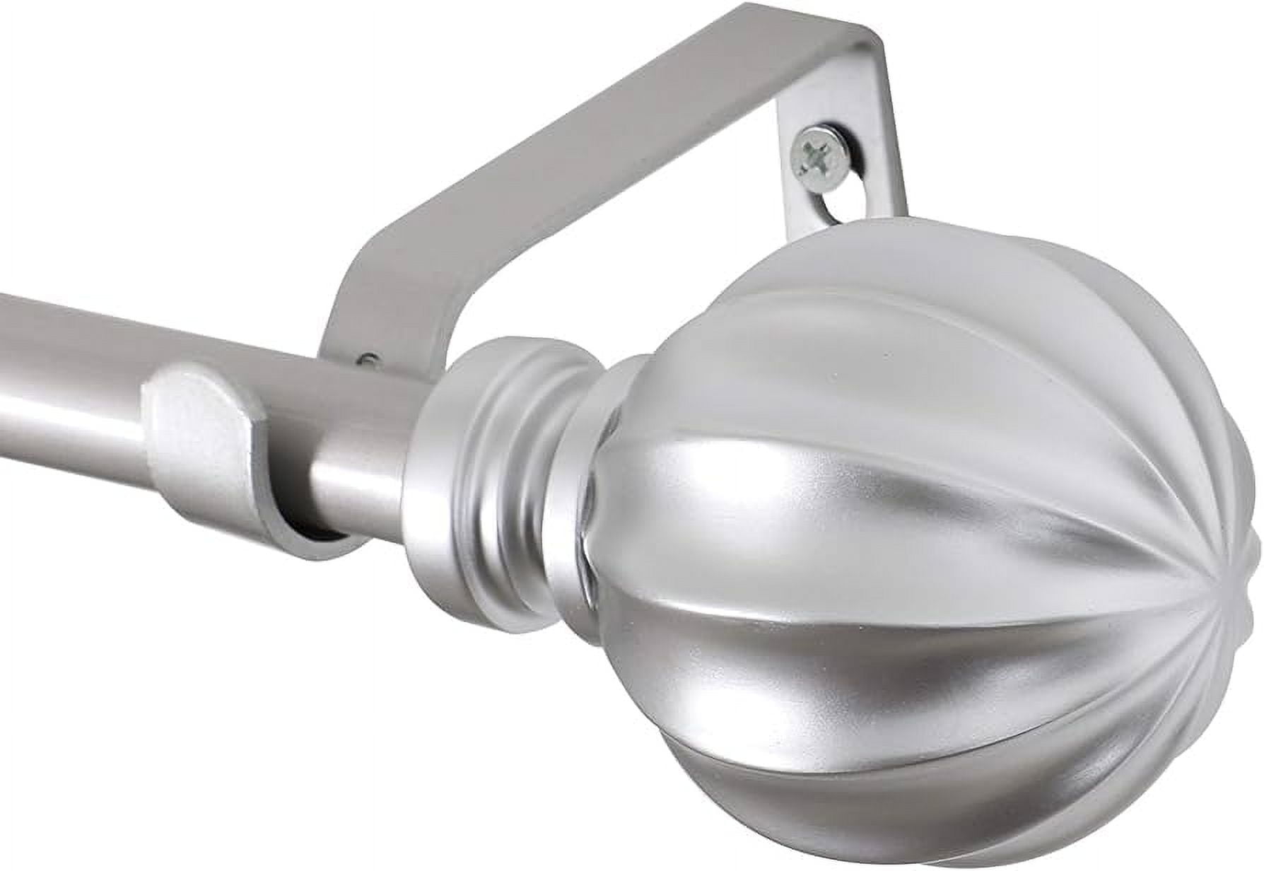 Yafa Home Fashion Adjustable Curtain Rod for Windows, 3/4 inch Pole ...