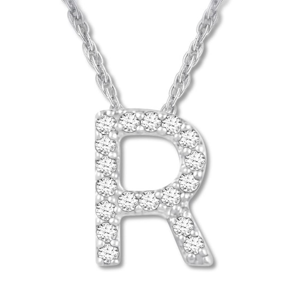 Yafe 18K Gold-Plated A-Z Initial Pendant Necklace for Women 18 inches ...