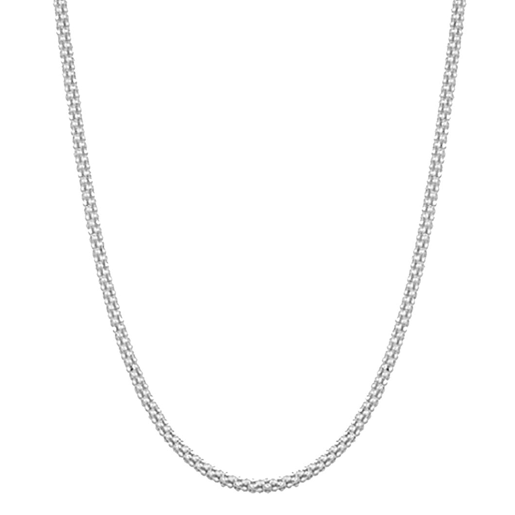 Yafe 925 Sterling Silver Italy Popcorn Coreana Chain for Women and Men ...