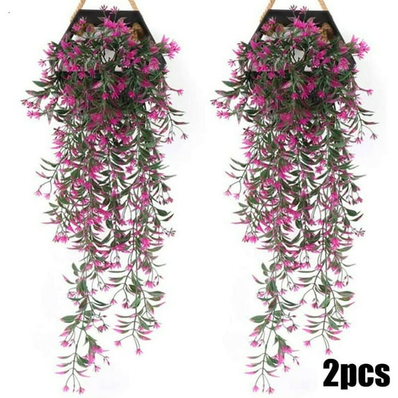 Yafex Artificial Ivy in Plastic Hanging Plants (2 Count) - Walmart.com