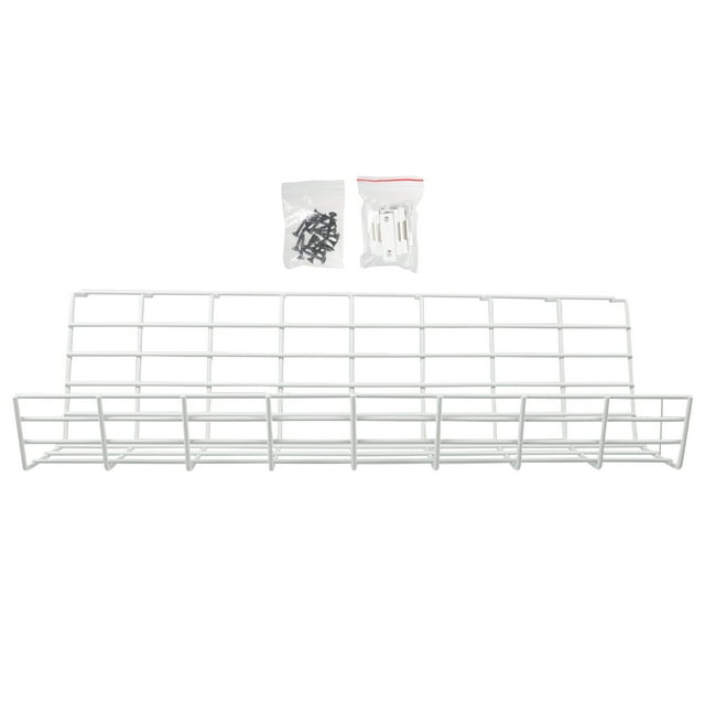 Yageerya 1pc Under Desk Cable Management Rack Compact Cable Organizer ...