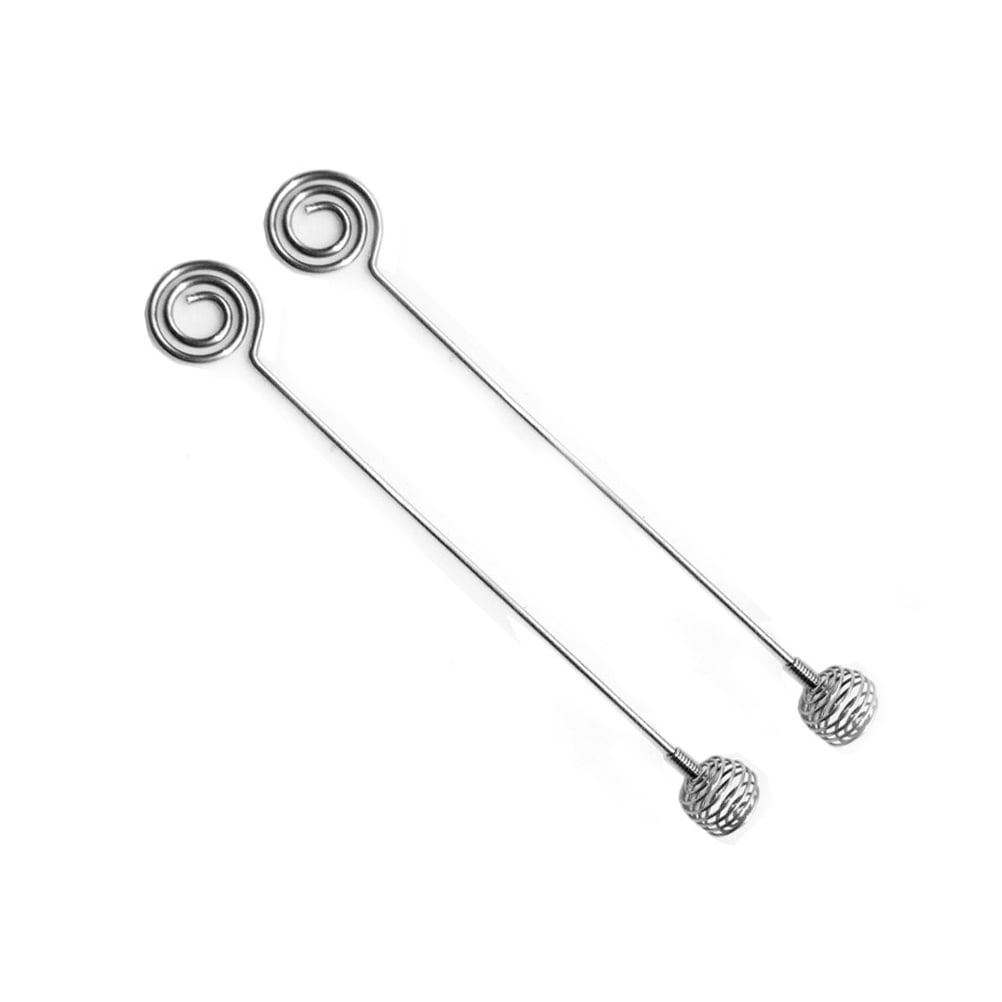 Yageerya 2 Pcs Stainless Steel Honey Stick Long Handle Honey Spoon ...