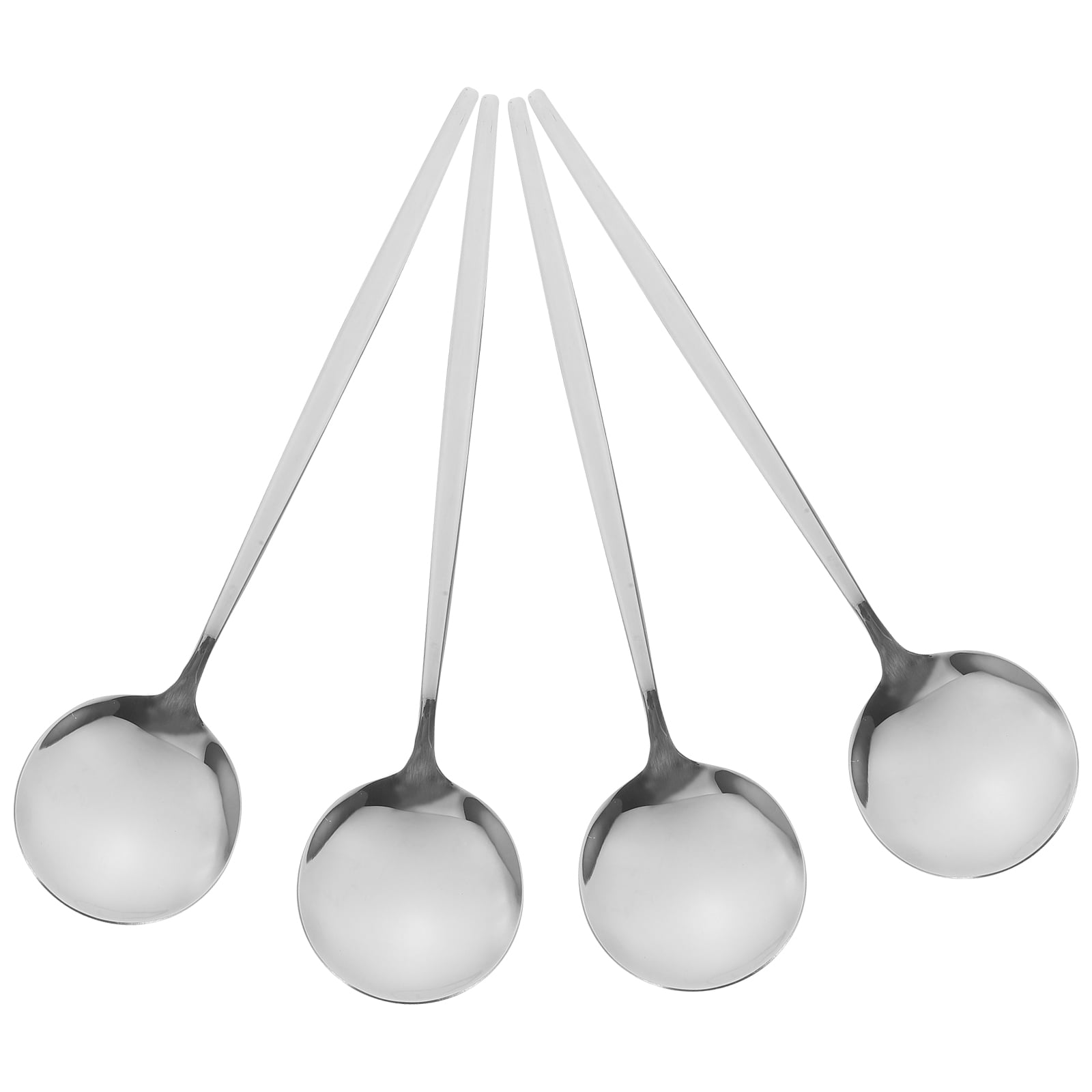 Yageerya 4Pcs Dessert Scoops Stainless Steel Western Food Spoons with ...