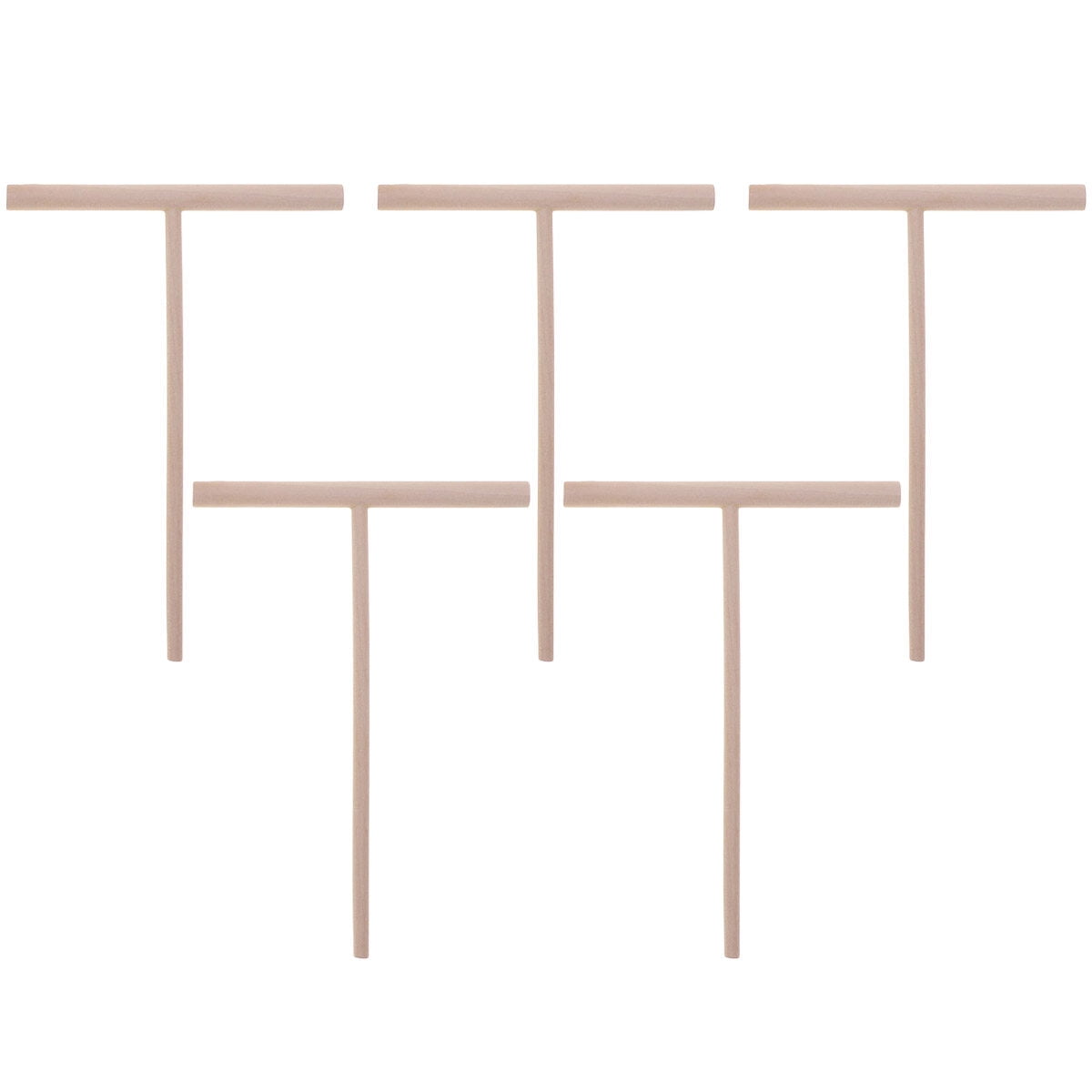 Yageerya 5PCS Crepe Spatula Spreader Set Wooden Portable Spatula Kit ...