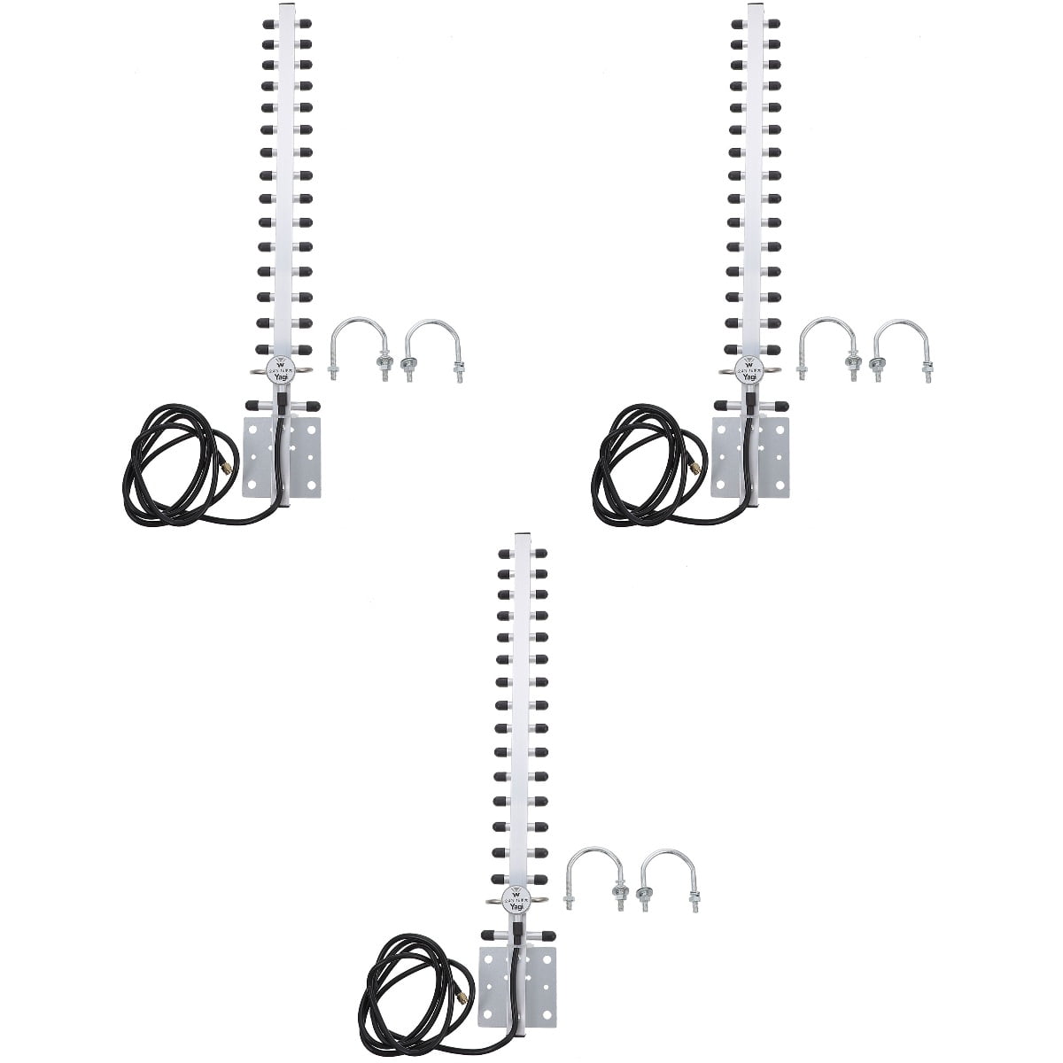 Yagi Wifi Antenna,3Pcs Yagi Wifi Antenna 25Dbi High Gain Yagi ...