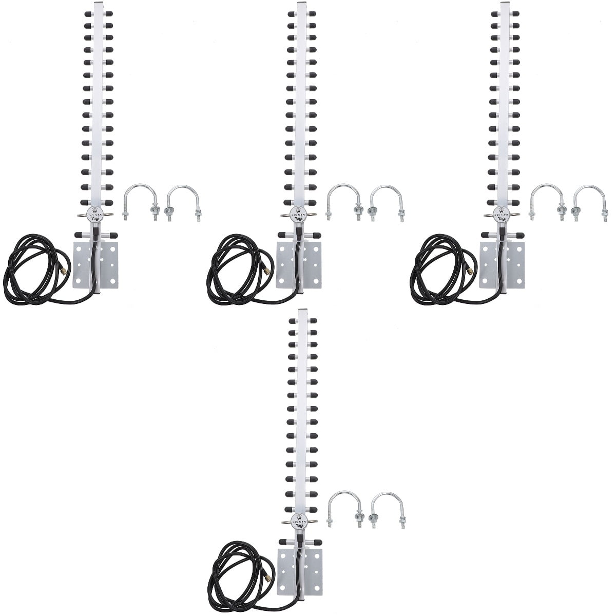 Yagi Wifi Antenna,4Pcs Yagi Wifi Antenna 25Dbi High Gain Yagi ...