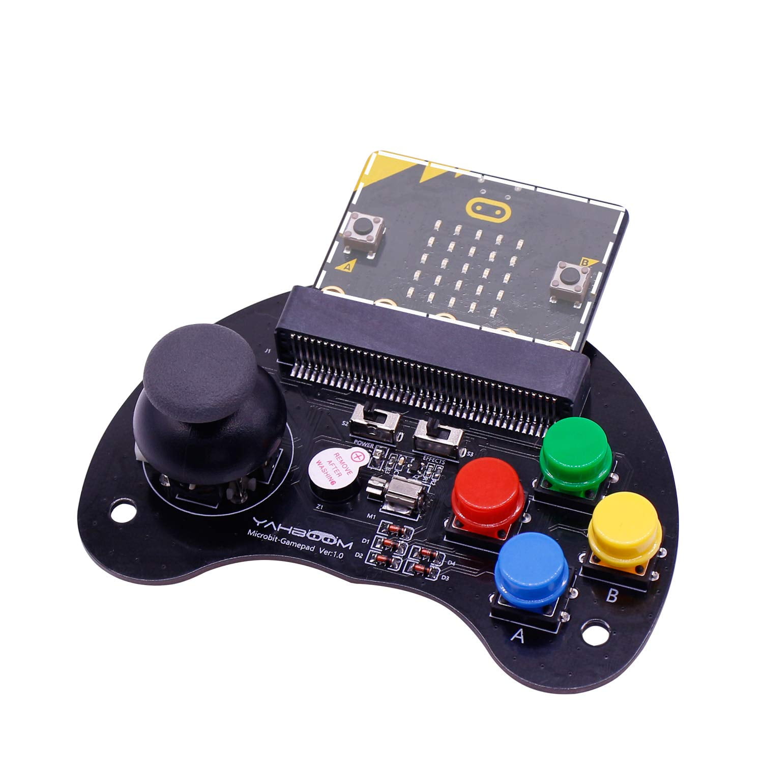 Yahboom Micro Bit Robotic Mmf7 Control Handle Game Joystick Stem Education Graphic Compatible
