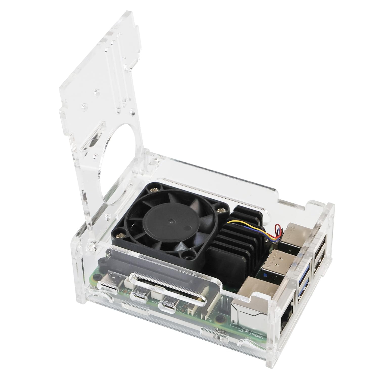 Yahboom Raspberry Pi 5 KEF16 Heatsink Kit with Embedded Heatsink ...