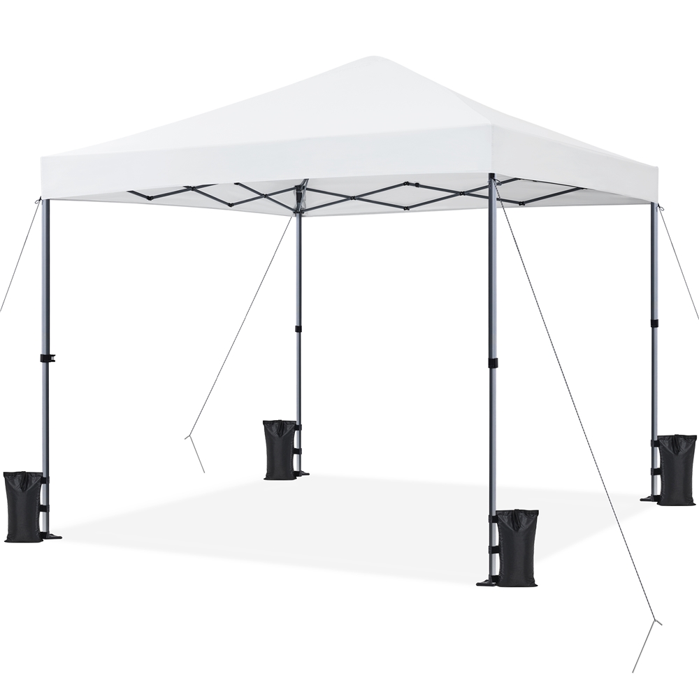 Yaheetech 10x10ft Pop-up Canopy with One-Push-To-Lock Setup Mechanism ...