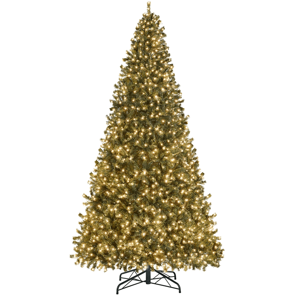 Yaheetech 12ft Pre-lit Ultra Large Spruce Artificial Christmas Tree ...