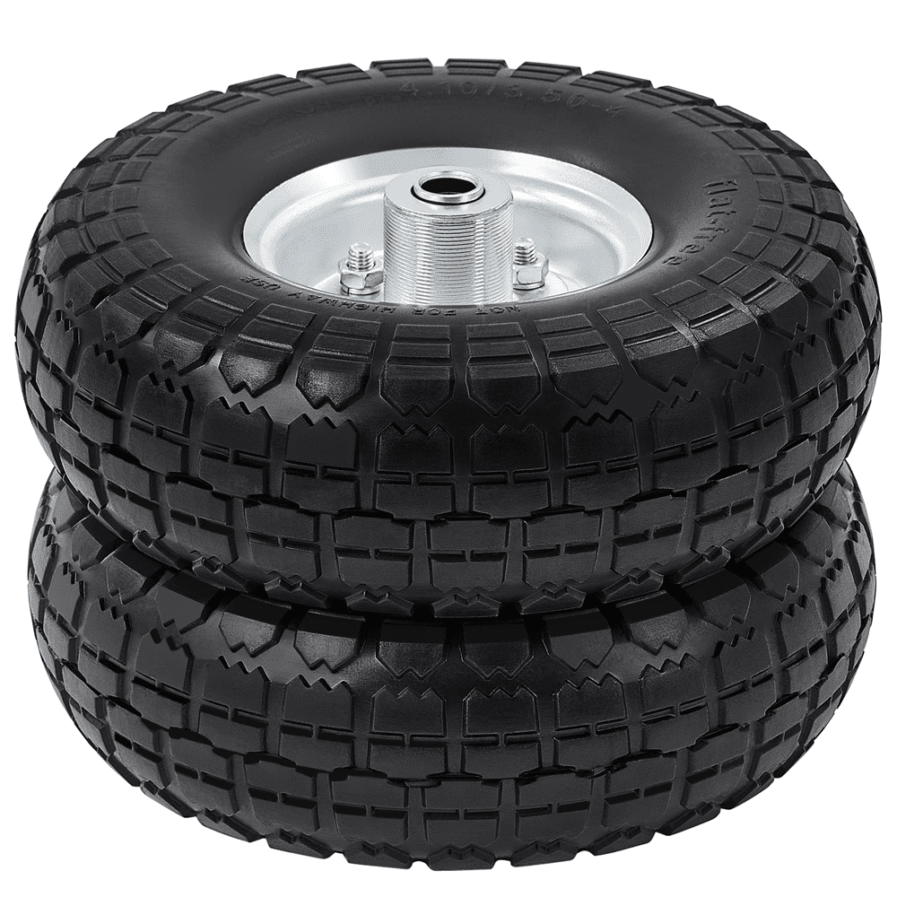 Yaheetech Hand Flat-Free Utility 2pcs Garden Sack Truck Trolley Cart ...