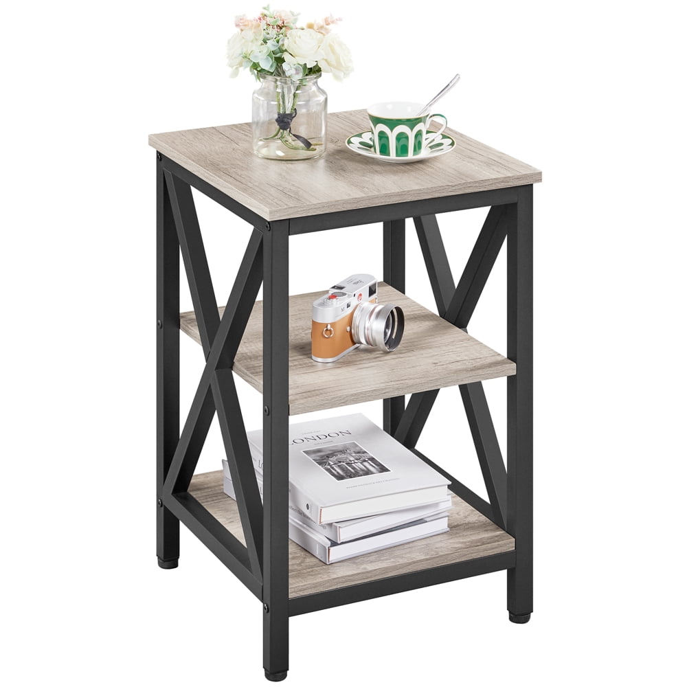 Free Shipping! Yaheetech 3 Tier Side Table with Shelf for Living Room ...