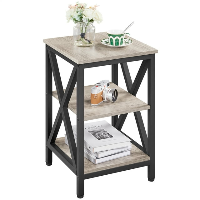 Free Shipping! Yaheetech 3 Tier Side Table with Shelf for Living Room ...