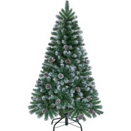 Yaheetech 4.5ft Pre-lit Artificial Christmas Tree with Multicolored LED ...
