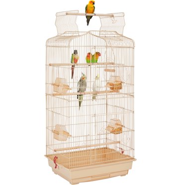 A and E Cage Co. Extra-Large Corner Cage - Platinum - Walmart.com