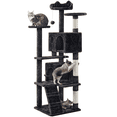 Yaheetech 62.2" H Multilevel Cat Tree with 3 Scratching Posts and ...