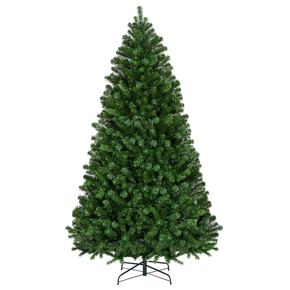 Yaheetech 6ft Pre-lit Lifelike Spruce Artificial Christmas Tree with ...