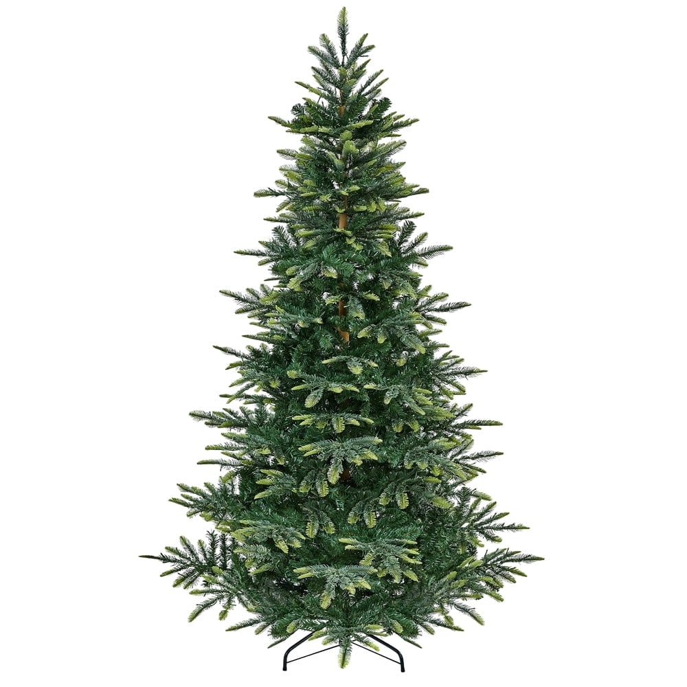 Yaheetech 7.5ft Pre-lit Artificial Christmas Tree with 550 LED Lights ...