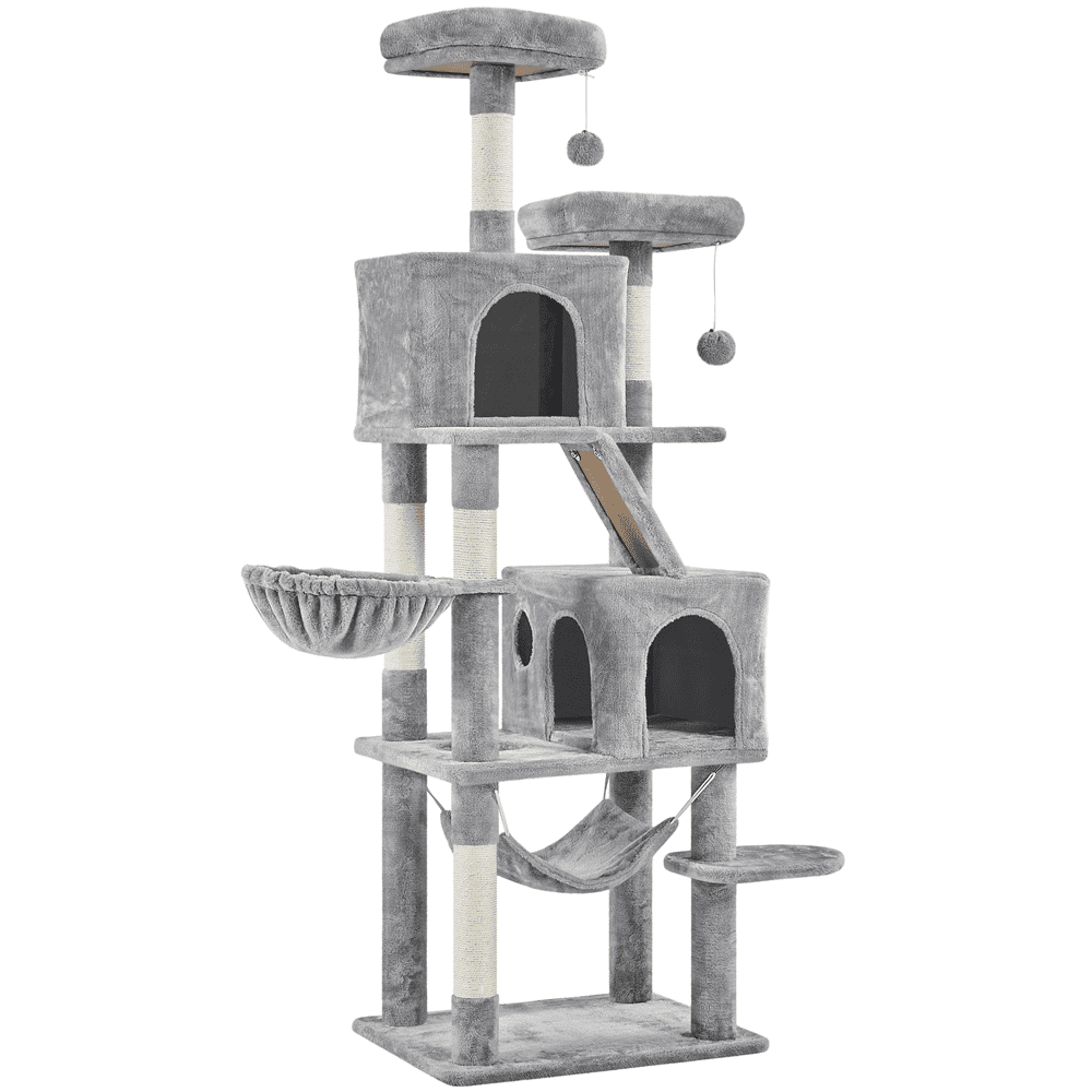 Yaheetech Large 71''H Tall Multi-Level Cat Tree Tower with Condos ...