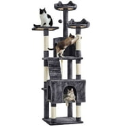 Pefilos Tall 72" Cat Tree Tower, Large Sisal Scratching Post, Indoor ...