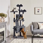 Yaheetech 48.5''H Oasis-themed Cat Tree Cat Tower,Green/Yellow ...