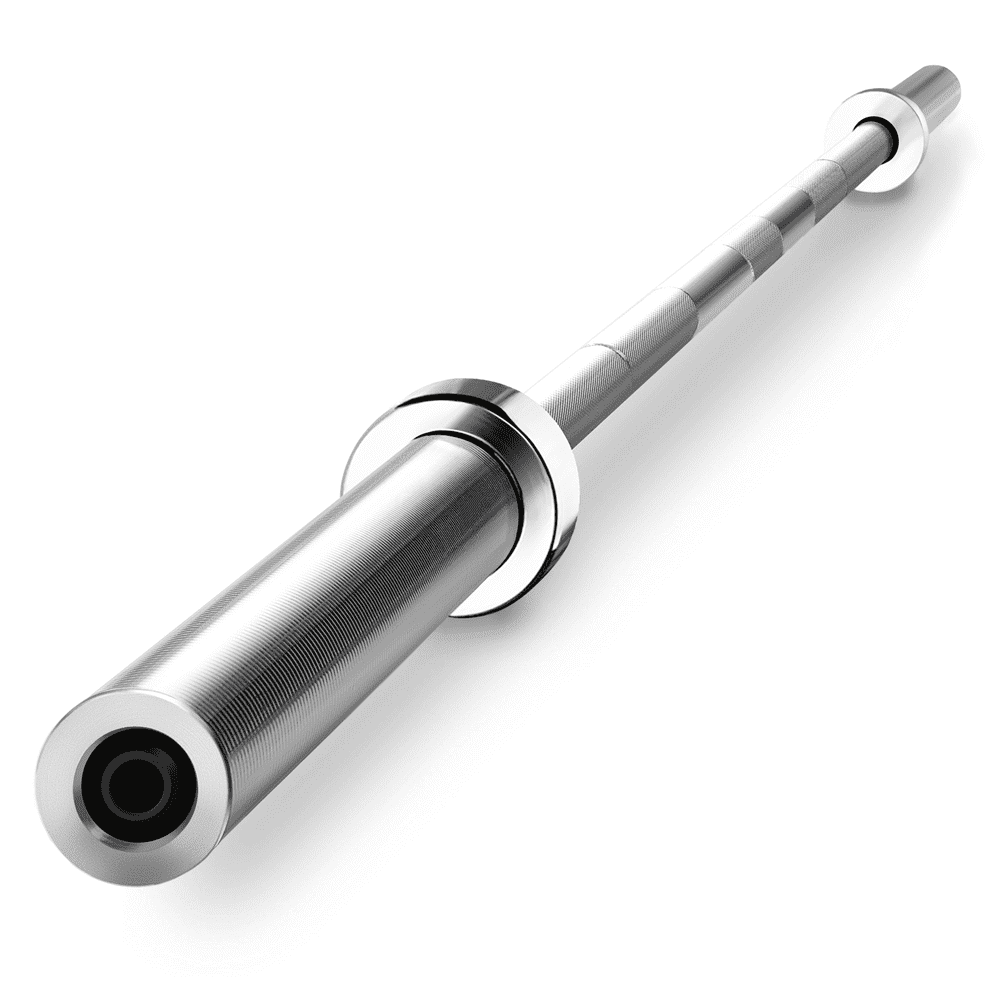 Yaheetech 7ft Anti-Rust Chrome Olympic Barbell Bar for Weight Lifting ...