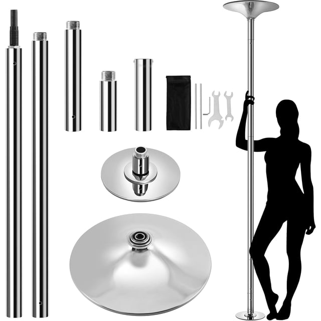Yaheetech Dance Pole Adjustable Pole Dance 45mm Portable & Removable ...