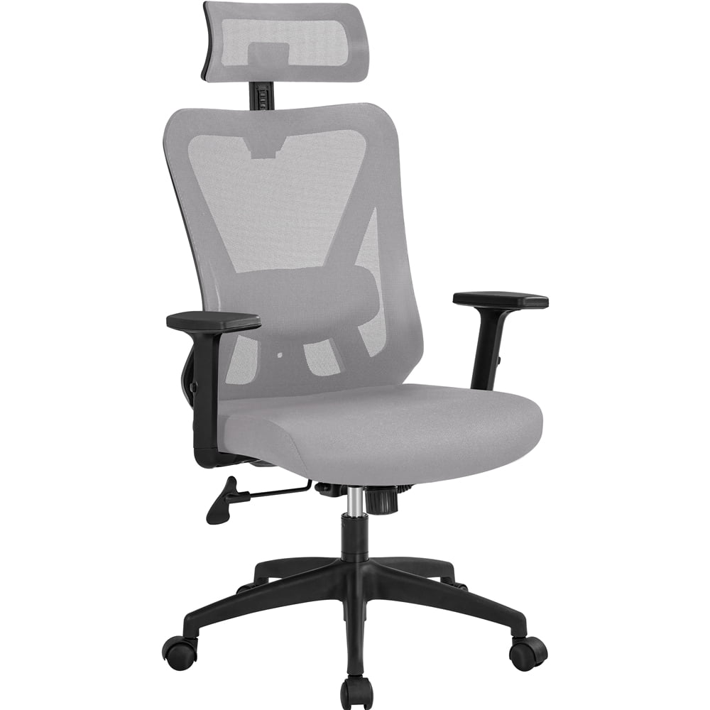 Yaheetech High Back Mesh Office Chair with Multi-adjustable Headrest ...