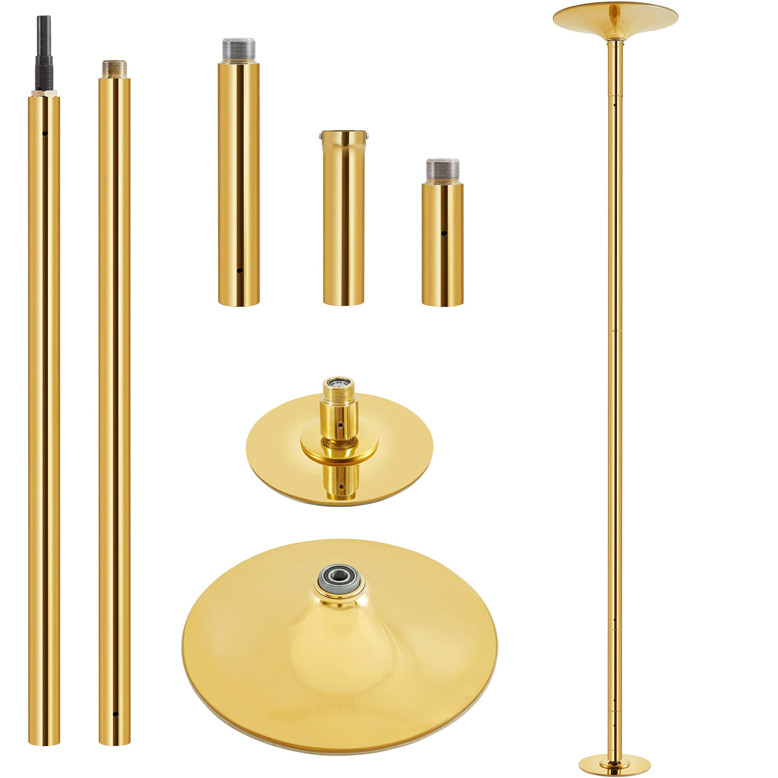 Yaheetech Professional Dance Pole Spinning Static Dancing Pole Portable ...