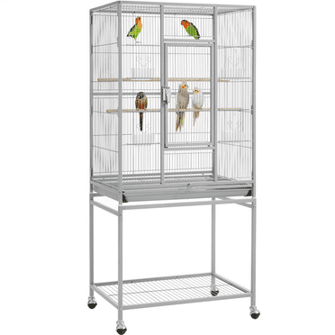 SmileMart 4-Level Rolling Rabbit Cage with Platform and Ramp for Small ...