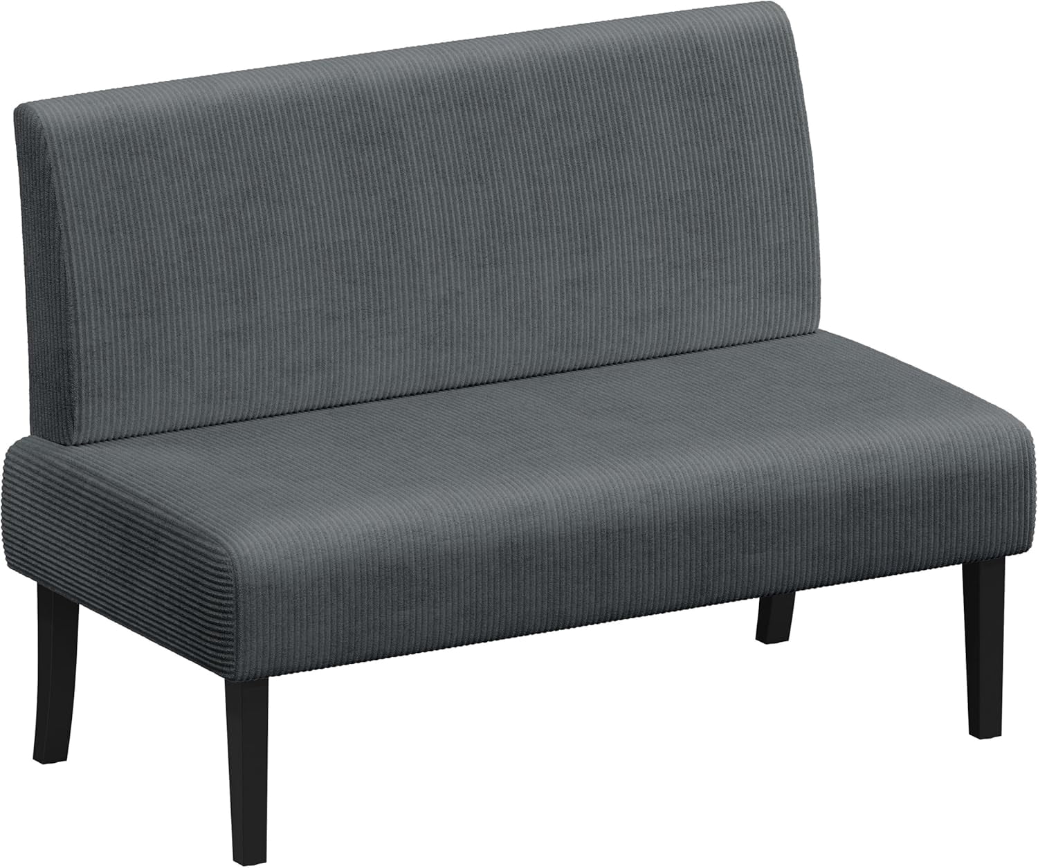 XPOPR Small Mini Sofa Couch Armless Loveseat Futon for Bedroom ...