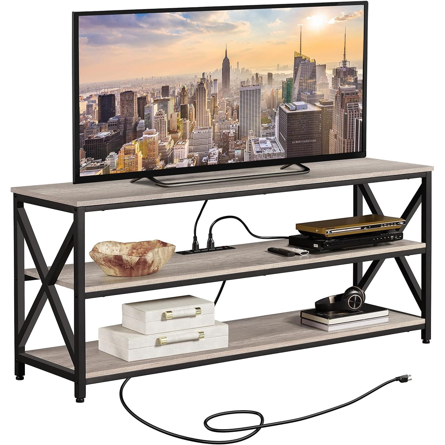 Yaheetech TV Stand for TV up to 65 inch, Media Entertainment Center ...