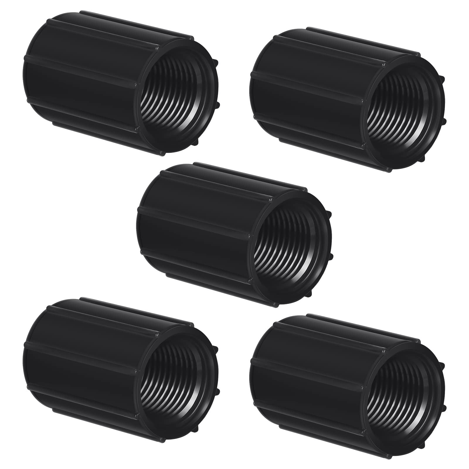 Yahenda 5 Pcs 1/2 Inch Female Threaded PVC Double Female Thread ...