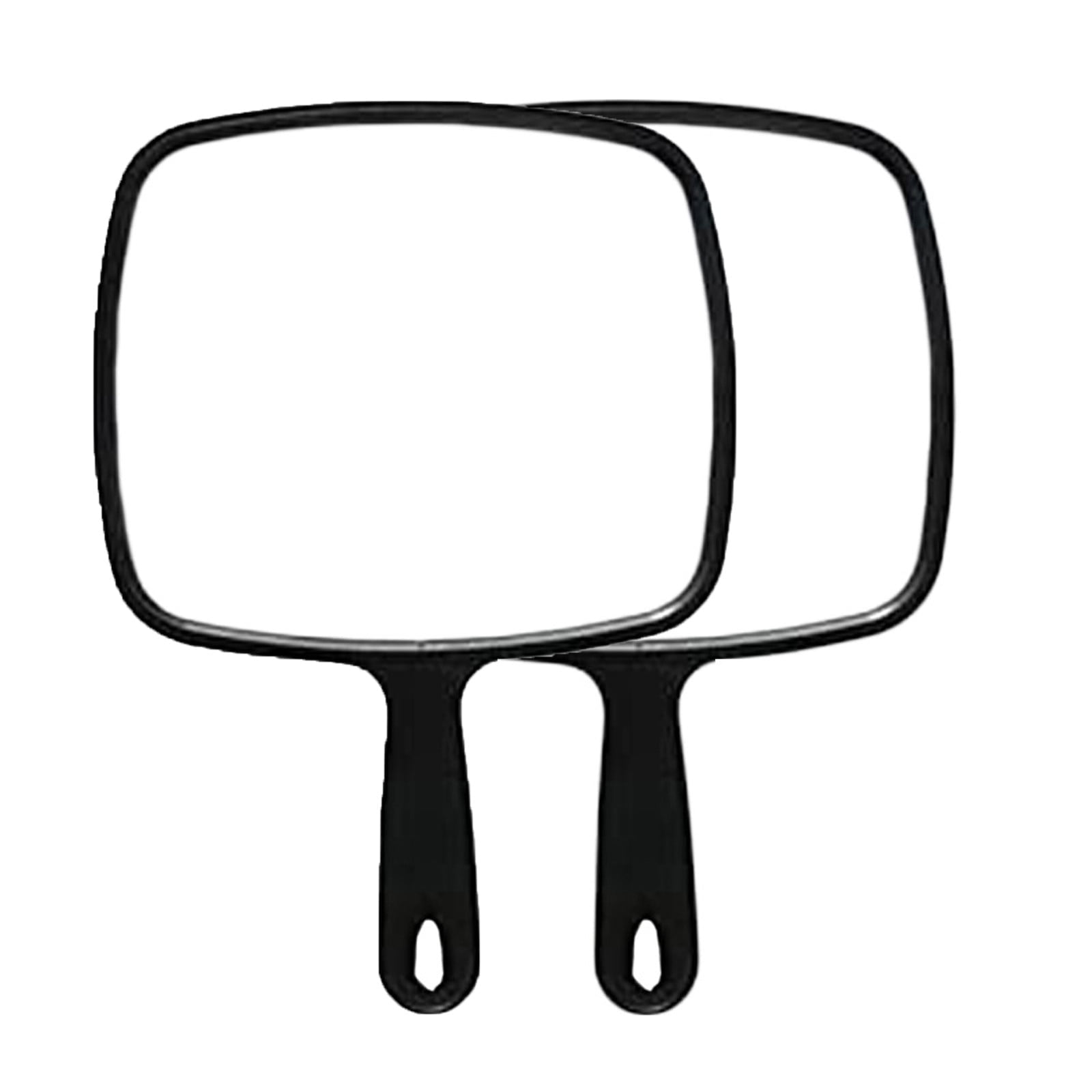 Yaiewey 2Pcs Extra Large Hand Mirror with Handle,Hand Face Mirror, 9” W ...