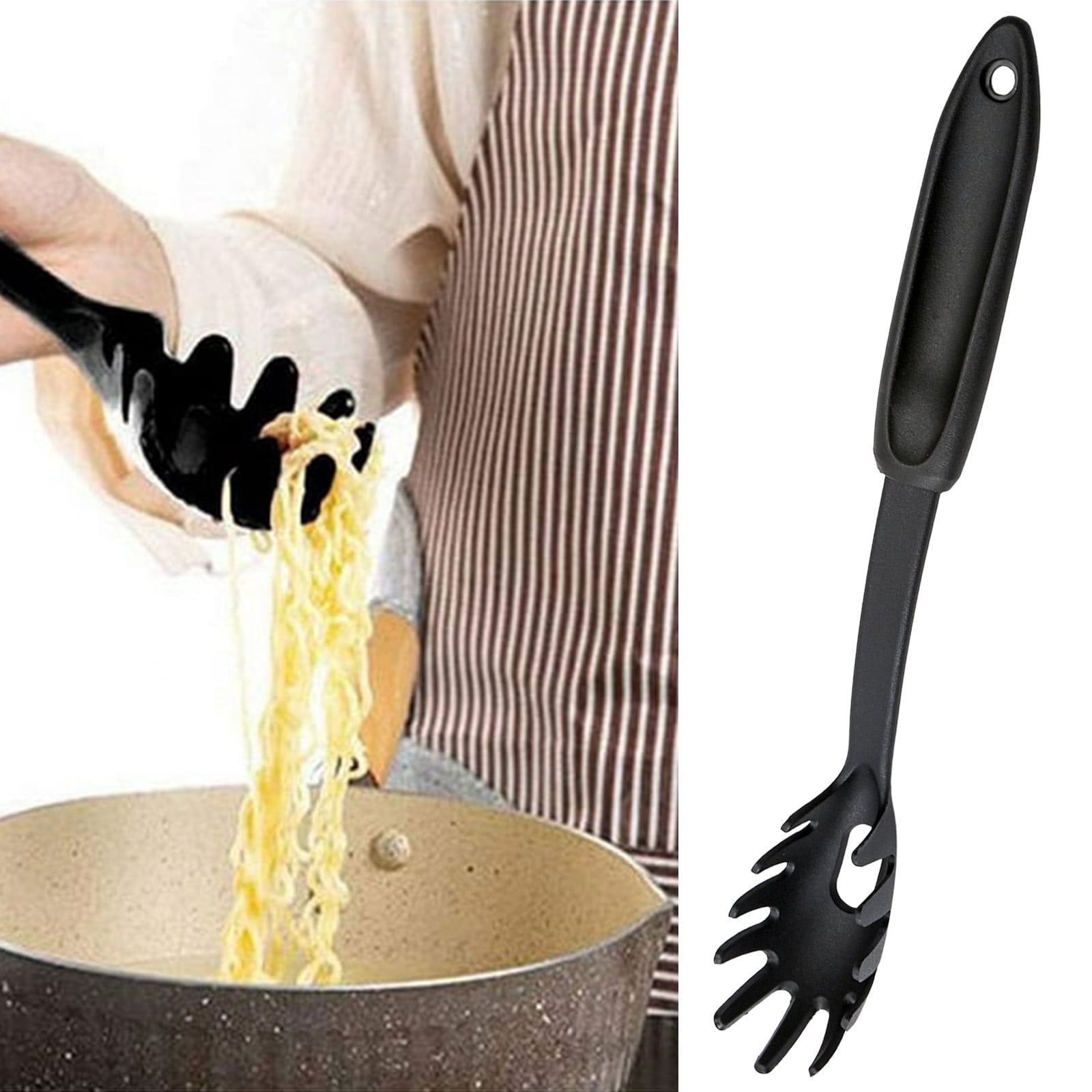 Yaiewey Pasta Server Spaghetti Fork Spoon Nylon Utensil Kitchen Tools ...